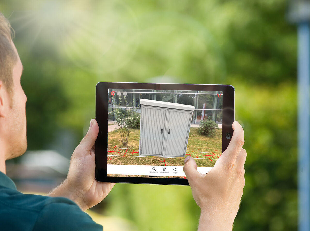 Eine Augmented Reality APP zum Positionieren von Outdoor-Gehäusen
